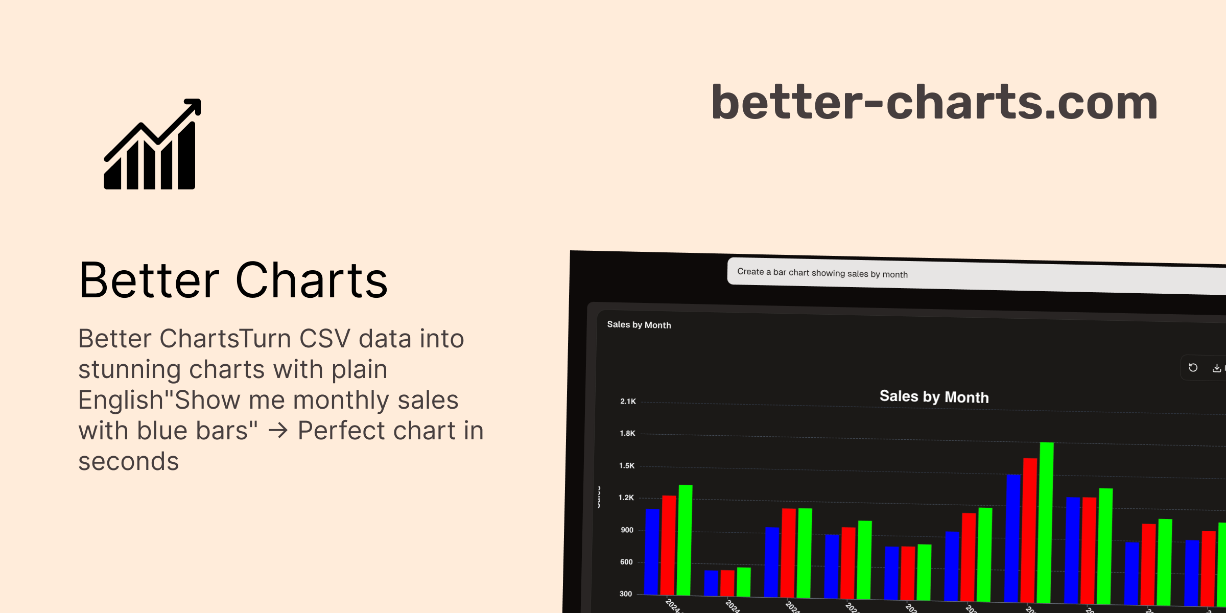 Better Charts - AI Chart Generator | Convert CSV to Charts Instantly